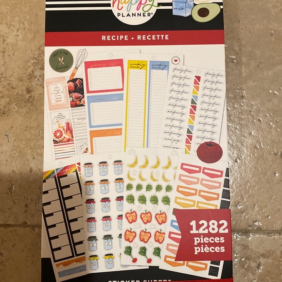 The Happy Planner | Office | Happy Planner Recipe Sticker Book | Poshmark